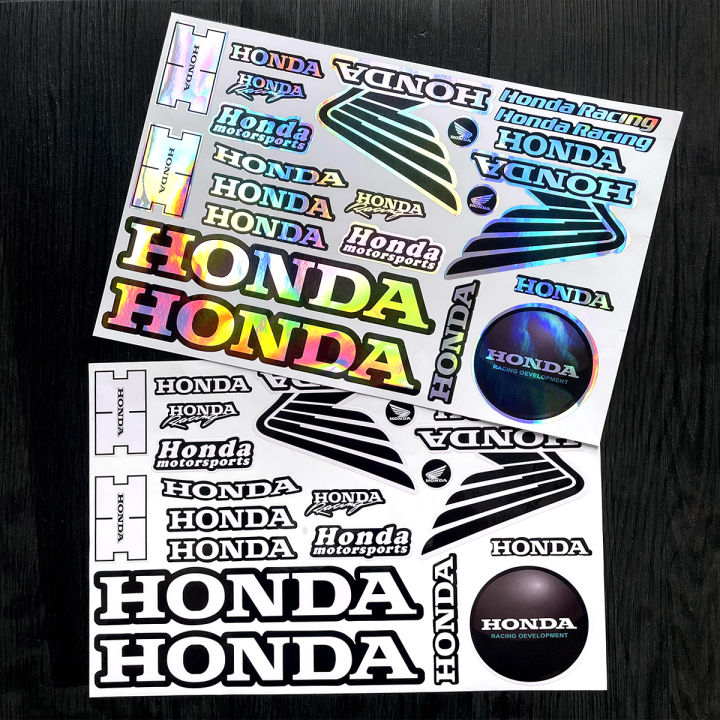 Honda Motorcycle Decoration Waterproof Sticker Motorcycle Fuel Tank ...