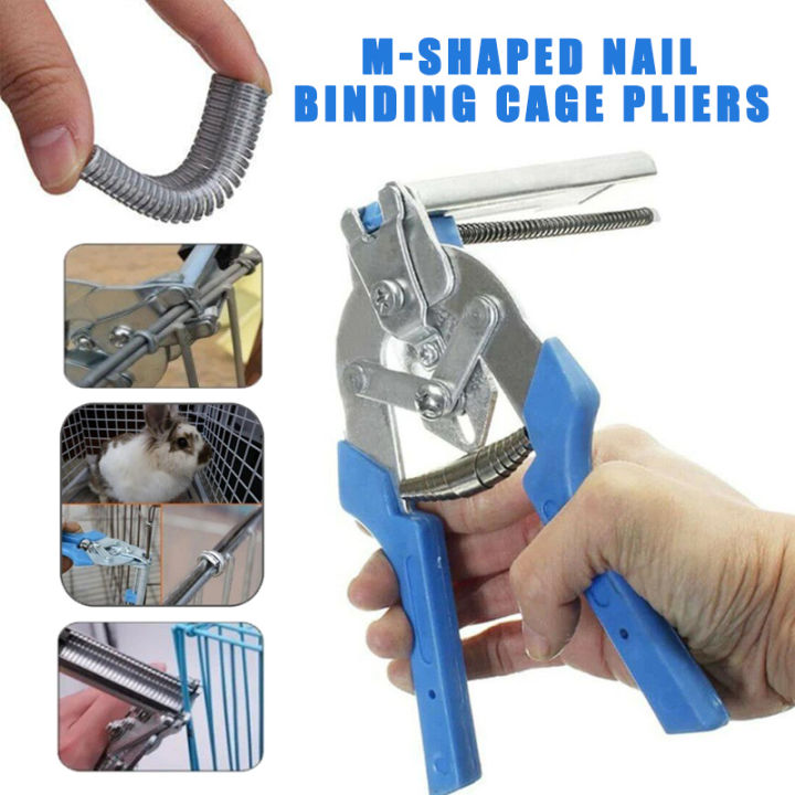 Hog Ring Pliers M Nails Plier Fencing Fence Wire Ringer Gabion Mesh ...