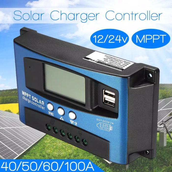 Solar Charge Controller Mppt 30A 40A 50A 60A 100A 12V/24V | Lazada Indonesia