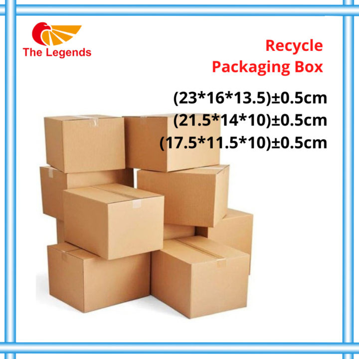 Packaging Box Cardboard Kotak Courier Parcel Box Recycle 箱子 纸箱 LG | Lazada