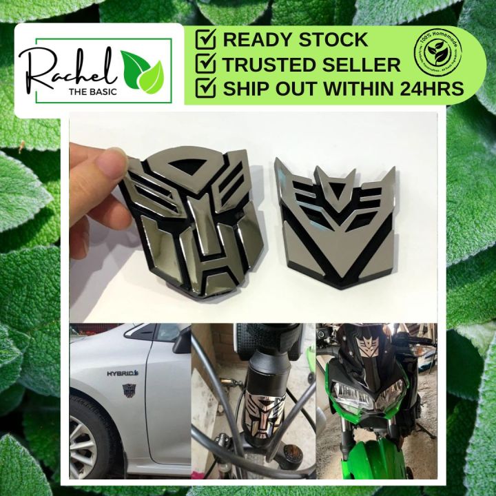 🔥[READY STOCK] CHEAPEST!! TRANSFORMER DECEPTICON AUTOBOT 3D Logo ...