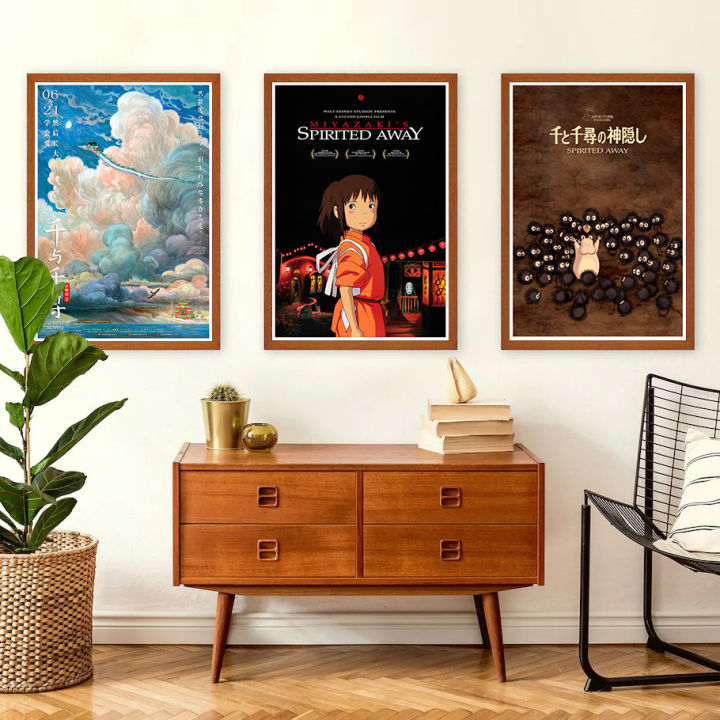 Spirited Away Poster- โปสเตอร์มิติวิญญาณมหัศจรรย์ / Hayao Miyazaki ...