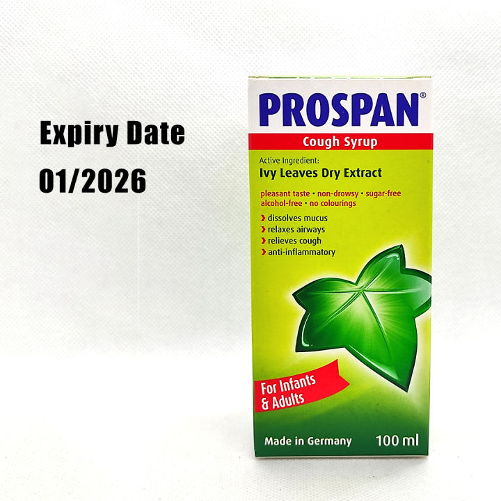PROSPAN COUGH SYRUP EXP 01/2026 | Lazada Singapore