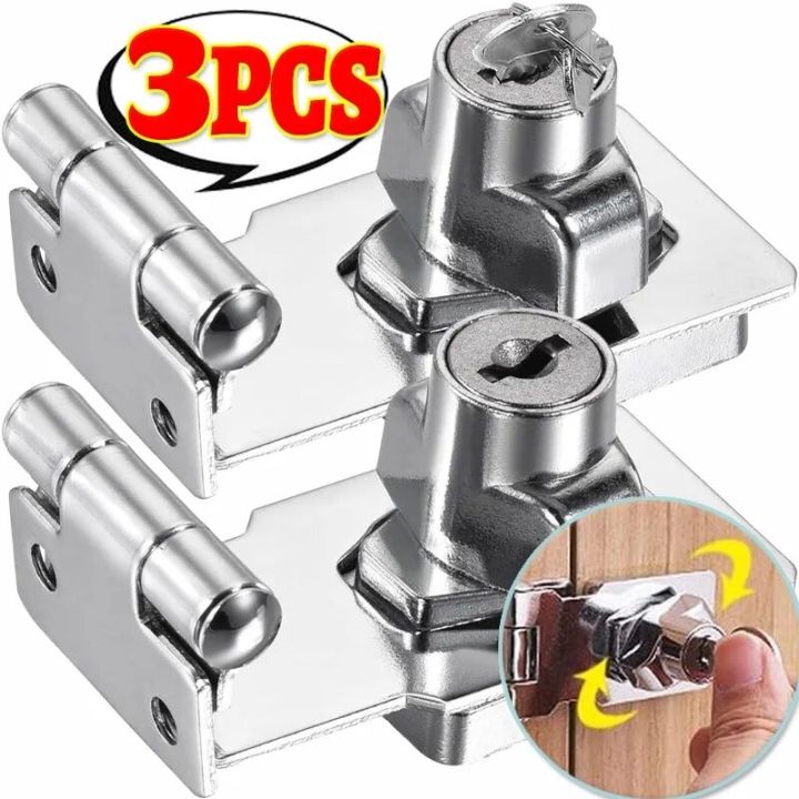 Locking Hasp Staple Keyed Hasp Locks Office Security Buckle Shed ...
