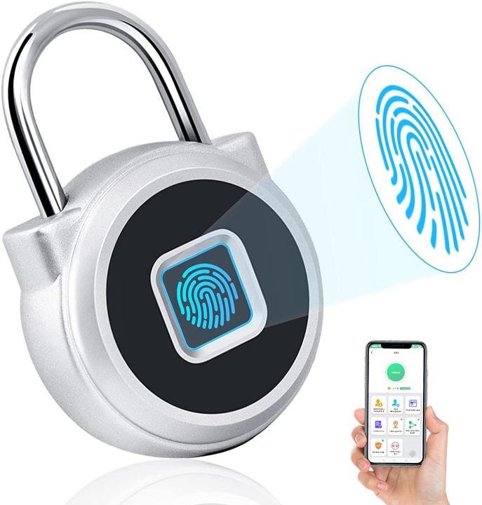 elinksmart padlock fingerprint P5/P5BF fingerprint padlock smart code ...