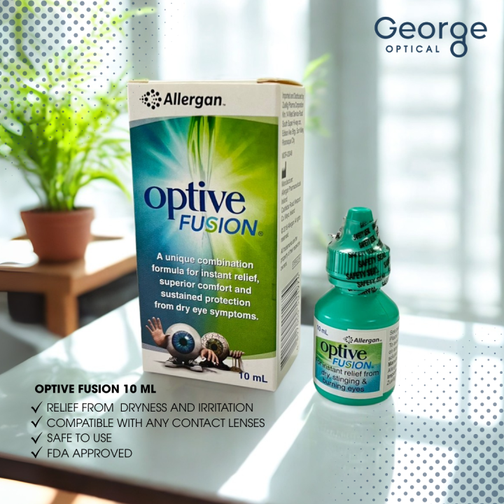 Optive Fusion eye drops Relieves dry eye symptoms / Eye drops | Lazada PH