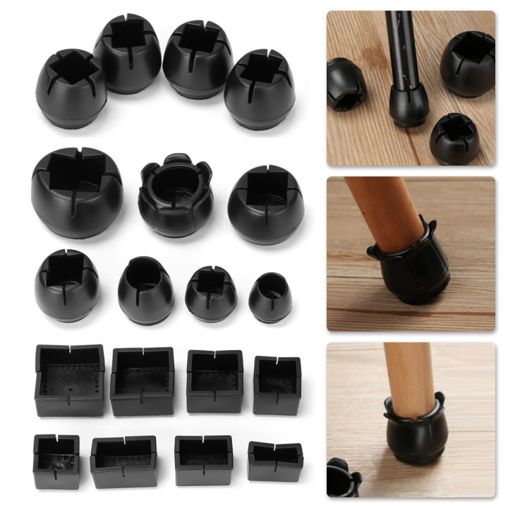 【Ready Stock】 4Pcs Table Socks Round Bottom Floor Protectors Furniture ...