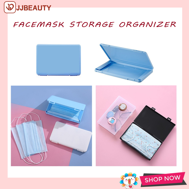 Portable Face Mask Storage Case Dustproof Carry Box Masks Container ...