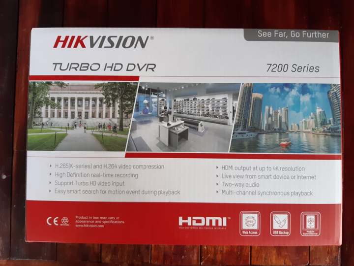 Hikvision DVR 8 Channel DS-7208HGHI-KN (S) 2MP 4MP Turbo HD AOC Audio ...