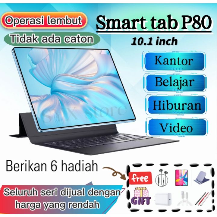 【Hot Sale】Tablet Asli Baru Galaxy Tab P80 12GB + 512GB Tablet basic ...