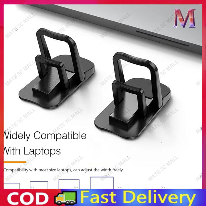 MATE 2PCS Laptop Stand for Computer Keyboard Stand Riser Aluminum Mini ...