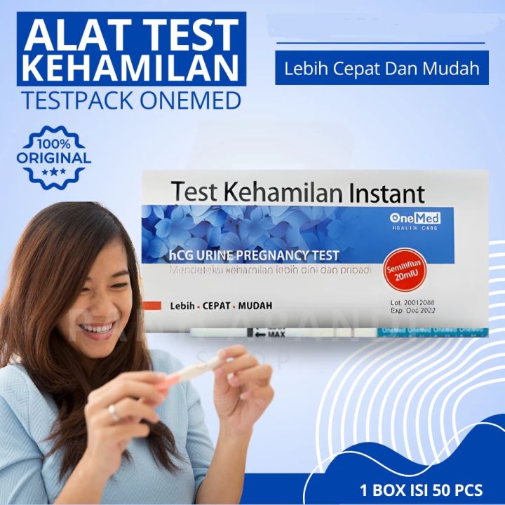 ONE MED Test Pack Kehamilan instant Alat Tes Promil | Test Kehamilan ...