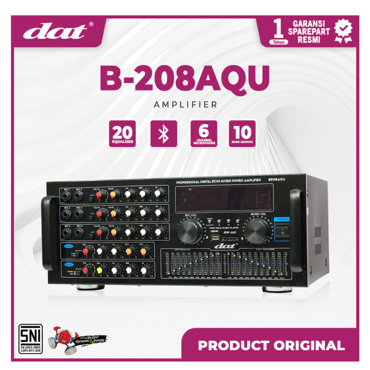 DAT Karaoke Amplifier Professional | Lazada Indonesia
