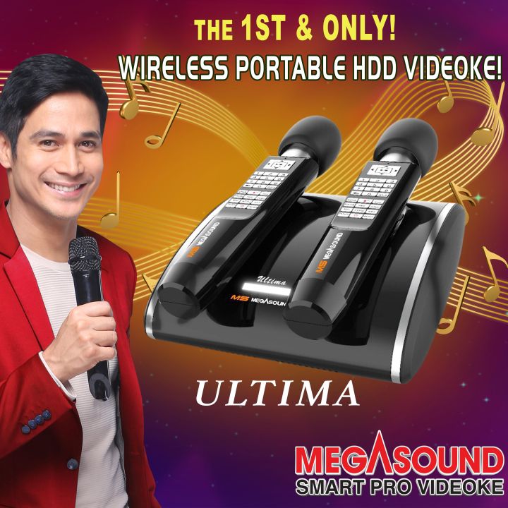 Megasound Ultima Portable Smart Videoke / 18,000+ built-in songs / 2 ...