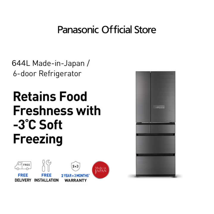 Panasonic Premium Made in Japan Multi Door 6-Door Refrigerator NR ...