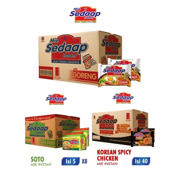 Mie Sedaap 1 dus / Mi Sedap 1 ctn isi 40 | Lazada Indonesia