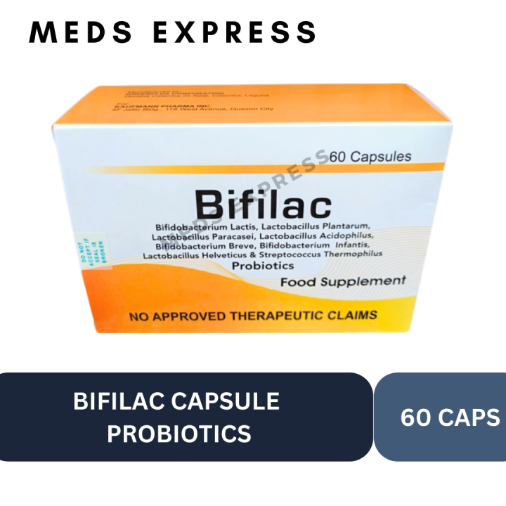 Bifilac Capsule Probiotics Food Supplement l 10, 30 & 60 Caps | Lazada PH