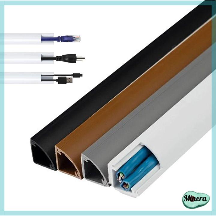 MINERA Paintable Corner Cable Concealer PVC Triangle Cable Hider ...