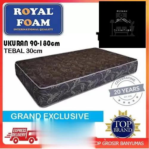 Kasur busa Royal Grand Exclusive royal foam ukuran 120-180 tebal 30cm - 120x200 nyaman dipakai ...