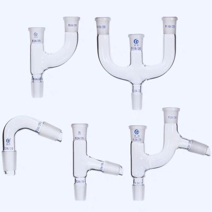 Distillation head fractionation elbow two or mouth connection 75 degree ...