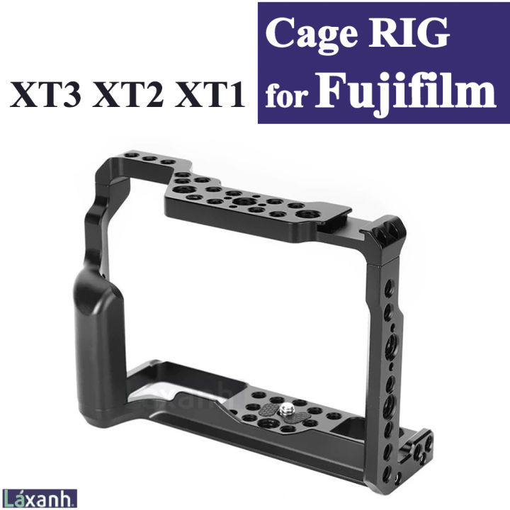 Fujifilm XT3 XT2 | RIG Cage Khung bảo vệ Giá treo phụ kiện máy ảnh cho Fujifilm XT3 XT2 X-T3 X ...