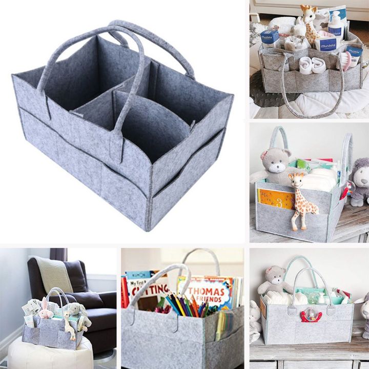 STMEN พับได้ กระเป๋าเก็บของ กระเป๋าผ้าอ้อม คอนเทนเนอร์ ผ้าอ้อม ถุงผ้าอ้อม ออแกไนเซอร์ผ้าอ้อม ...