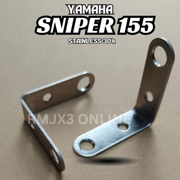 YAMAHA SNIPER 155 MDL BRACKET STAINLESS [2PCS] | Lazada PH
