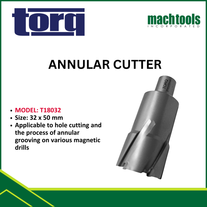 TORQ ANNULAR CUTTER WELDON (32x50mm to 50x50mm) | Lazada PH