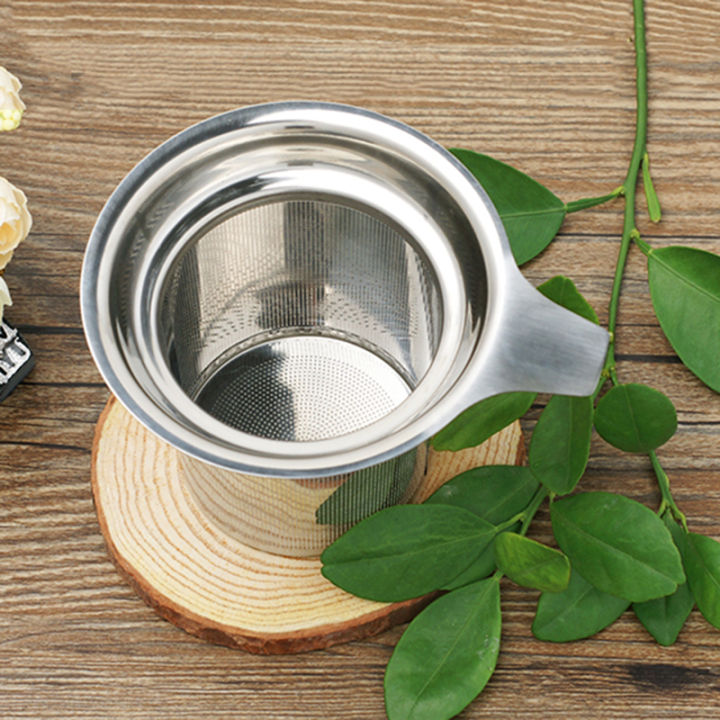 304 Stainless Steel Tea Strainer With Long Handle And Foldable Design ...