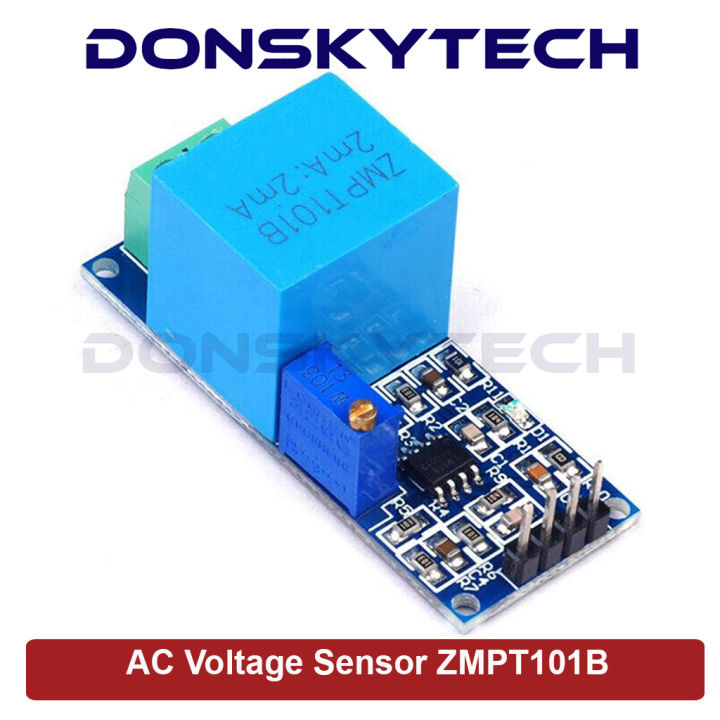 AC Voltage Sensor Module ZMPT101B 2MA Active Single Phase Voltage ... AC Voltage Sensor Module ZMPT101B 2MA Active Single Phase Voltage ...
