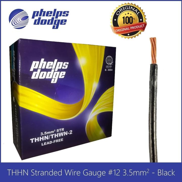 Phelps Dodge #12 3.5mm2 THHN THWN-2 Stranded Wire Gauge #12 3.5mm2 Per ...
