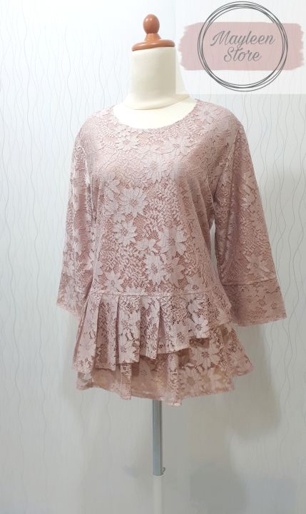 ( M.903 ) Atasan brokat terbaru dan tren kekinian / blouse brokat ...