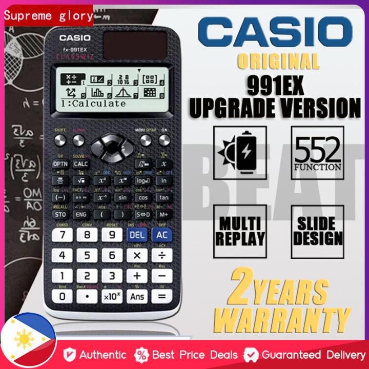Scientific Calculator FX-991EX Calculators New 2-Edition 240 Function ...
