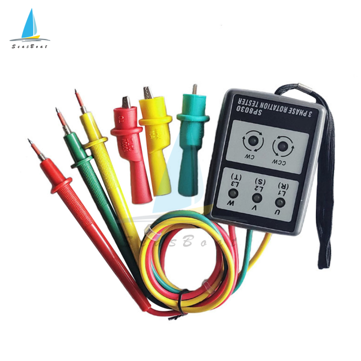 SeasBoat SP8030 portable phase sequence meter, three-phase AC phase ... SeasBoat SP8030 portable phase sequence meter, three-phase AC phase ...