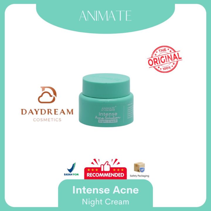 Animate Intense Acne Solution Night Cream 10 gr | Lazada Indonesia