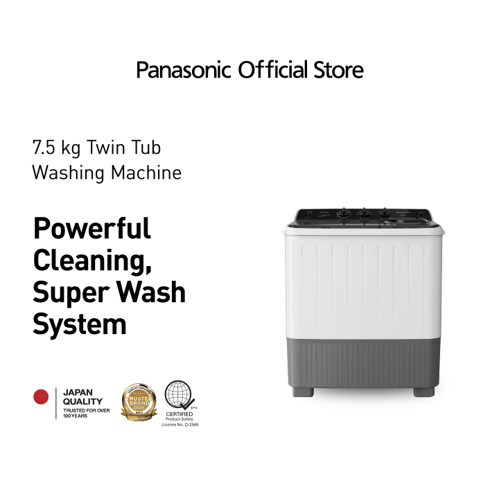 Panasonic NA-W75XG2BPH 7.5Kg Twin Tub Washing Machine | Lazada PH