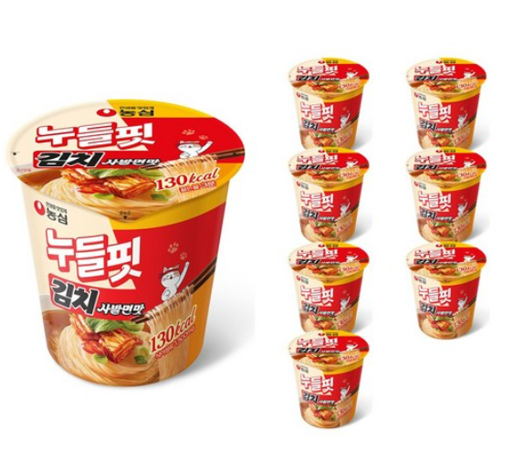 Nongshim NoodleFIT Yukgaejang Sabalmyeon Low Calorie Instant Noodle Cup ...