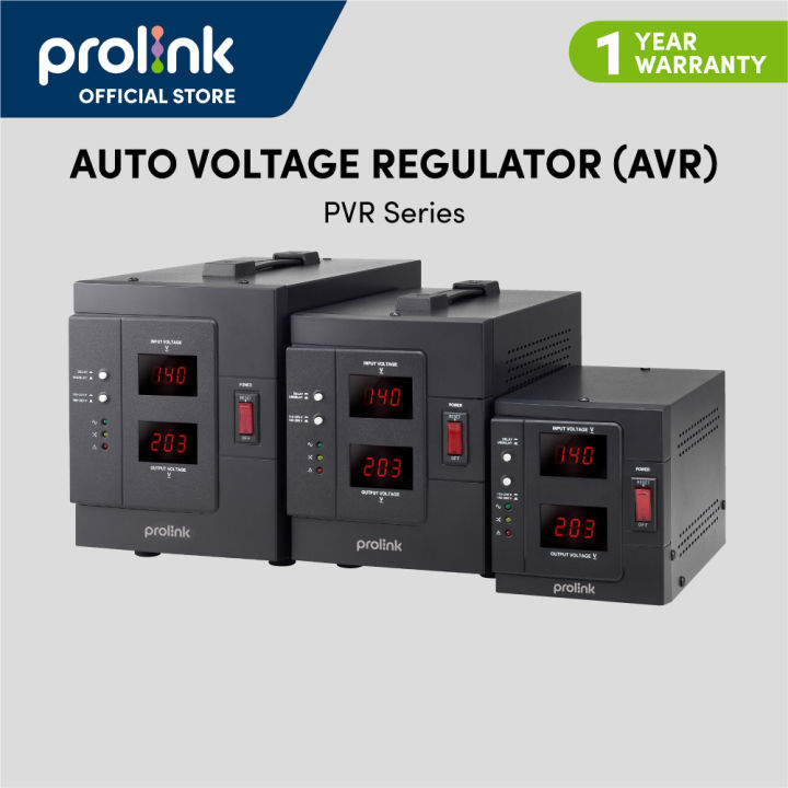 [PVR Series] Prolink 1000VA - 3000VA Stabilizer Auto Voltage Regular ...