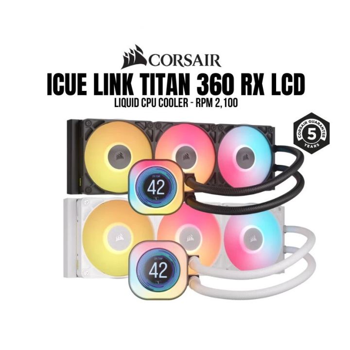ส่งด่วน CPU LIQUID COOLER CORSAIR iCUE LINK TITAN 240 RX TITAN 360 RX ...