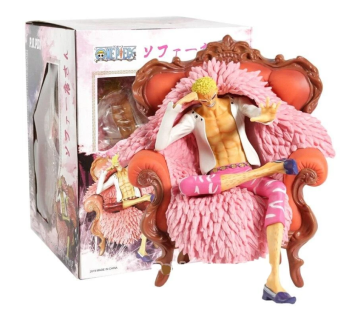 One Piece Donquixote Doflamingo Sitting Sofa Version Action Figure ...
