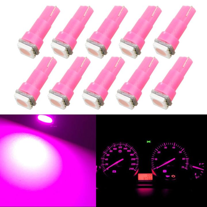 10pcs LED Dashboard Indicator Lamp Bulb tachometer bulb Red Blue Pink ...