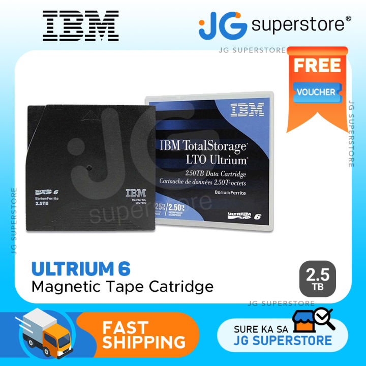 IBM LTO Ultrium 6 Magnetic Tape Data Cartridge for System Storage (2 ...
