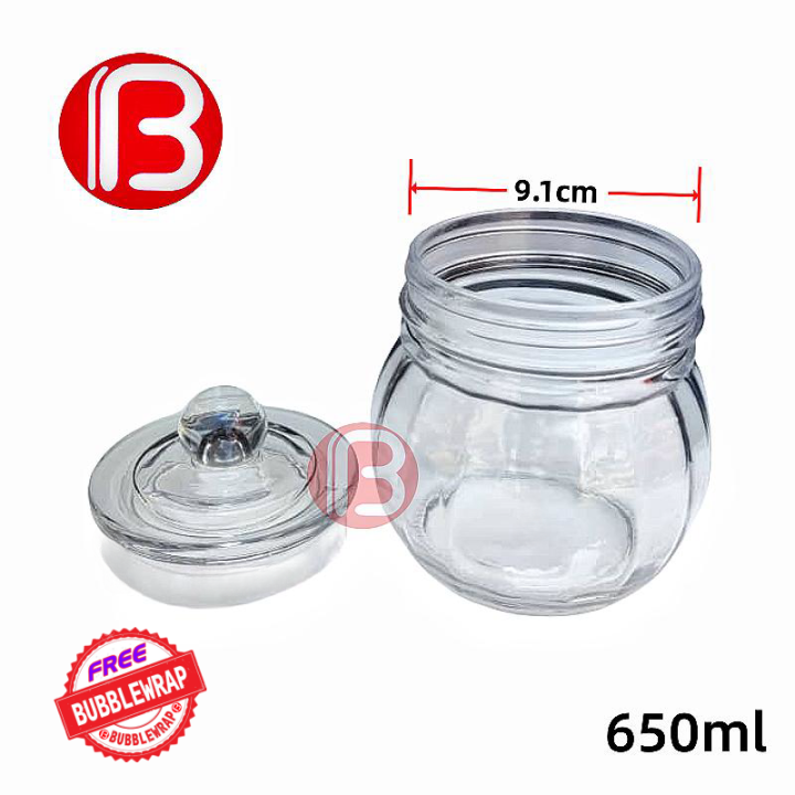 (B Boss) Bekas Kuih Raya Viral 2024 Set 6 Biji 650ml 2024 Set Balang Kuih Raya Kedap Udara ...