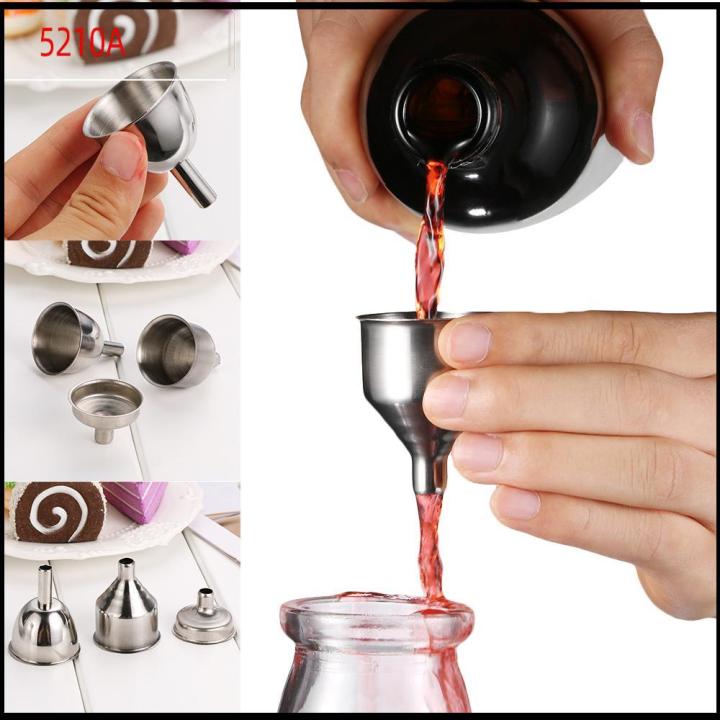 5210A กระป๋อง เบียร์ รับมือ ลิควิดบาร์ กรวยเล็ก ปากเล็ก เติมไวน์ สแตนเลส | Lazada.co.th