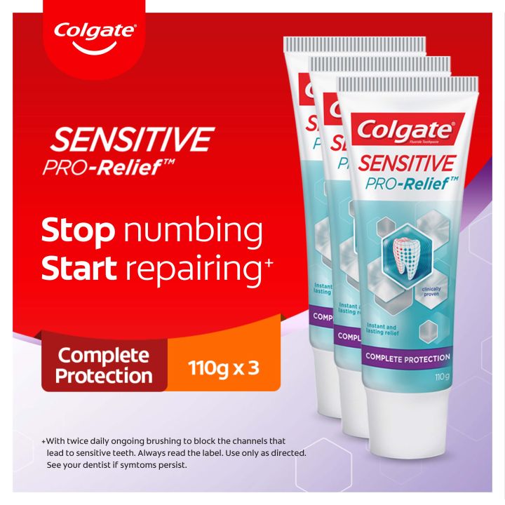 Colgate Sensitive Pro Relief Complete Protection Toothpaste 110g ...