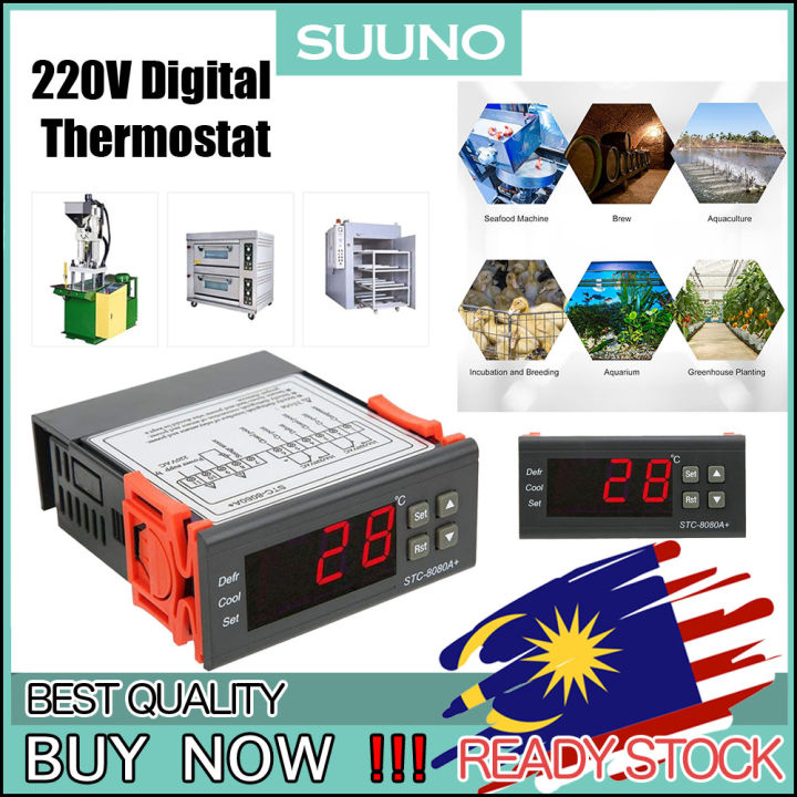 Digital Temperature Controller NTC Sensor Thermostat Incubator Digital Temperature Regulator ...