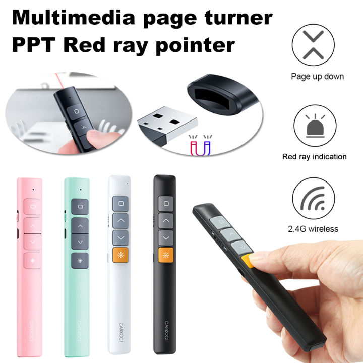 In Stock Wireless Presenter Pointer Remote Presentation Clicker ...