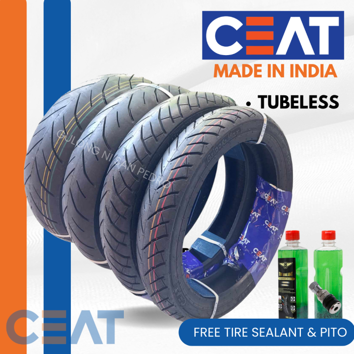 CEAT Tubeless Tire 80/90-14, 90/90-14, 110/80-14, 140/70-14 | Lazada PH