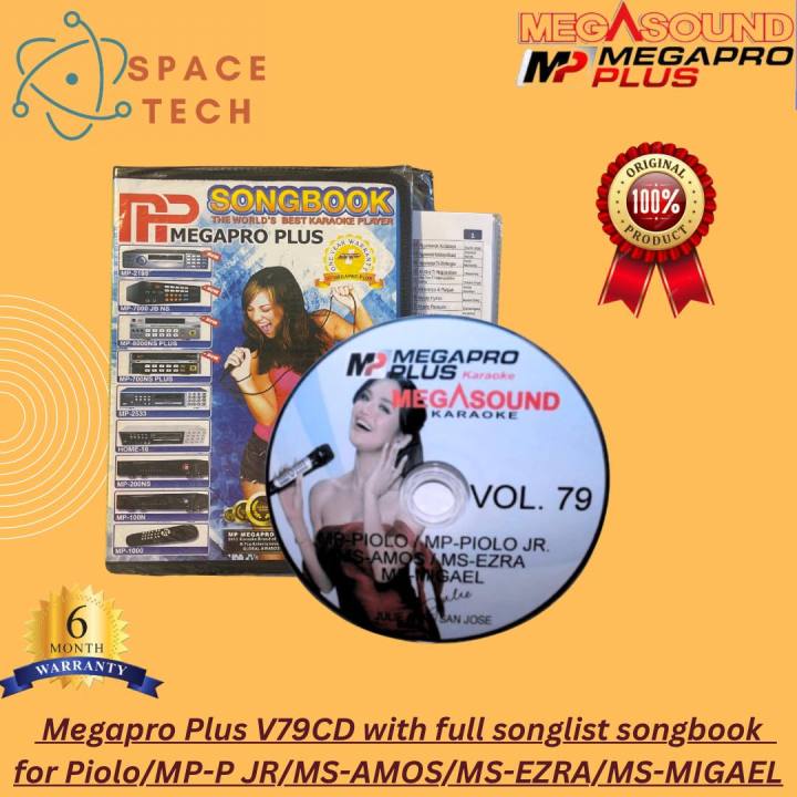 Megapro Plus Songbook/Songlist/Volume 79 CD for MP-100 Piolo, MP-100JR, MS-AMOS, MS-EZRA | Lazada PH