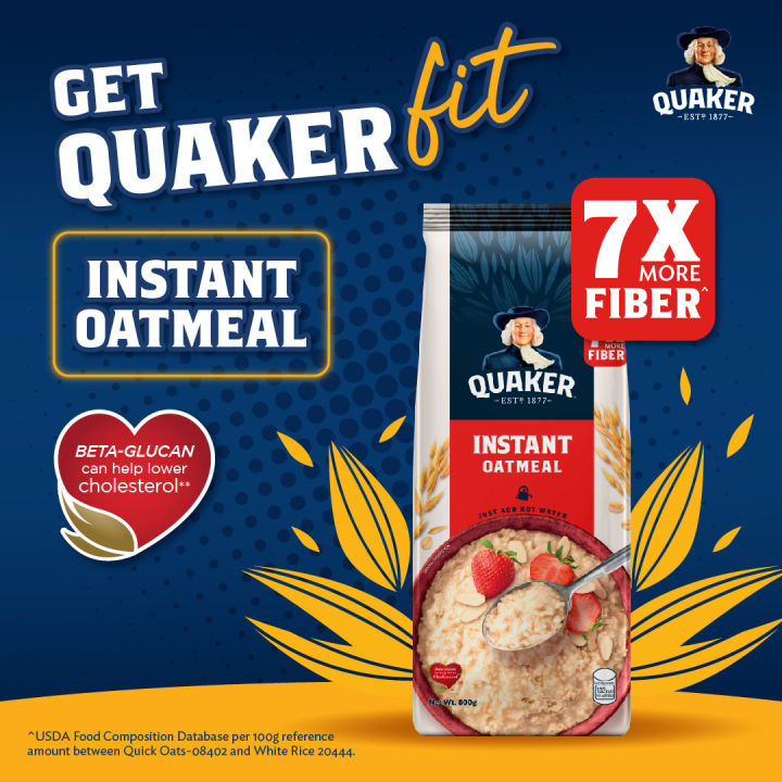 Quaker Instant Oatmeal 800g | Lazada PH